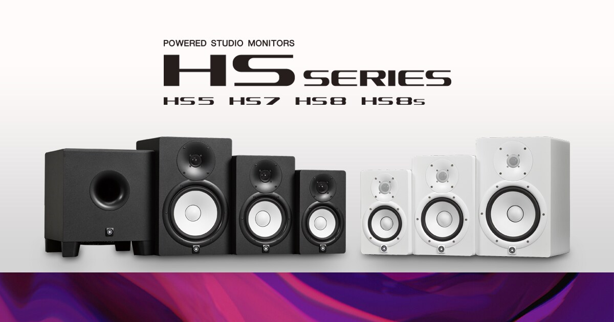 HS Series (HS5/HS7/HS8/HS8S) - Overview - Studio Monitors - Products ...