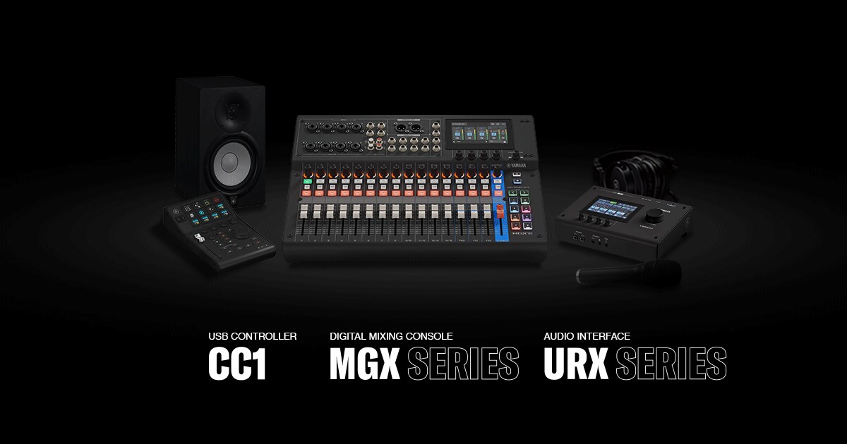 Yamaha Unveils MGX Digital Mixer Series, URX Audio Interface Series ...